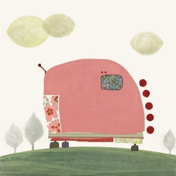 retro artwork for your home - Amy's Art Table